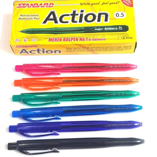 Jual Pulpen Standard Action | Shopee Indonesia