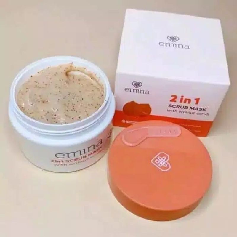 Jual EMINA SCRUB MASK - EMINA 2IN1 SCRUB MASK | Shopee Indonesia