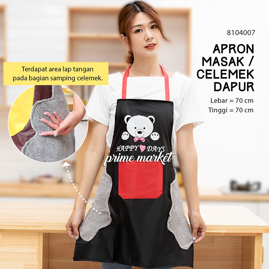 Jual Celemek Masak Anti Air / Apron Masak Premium Waterproof Bisa Lap ...