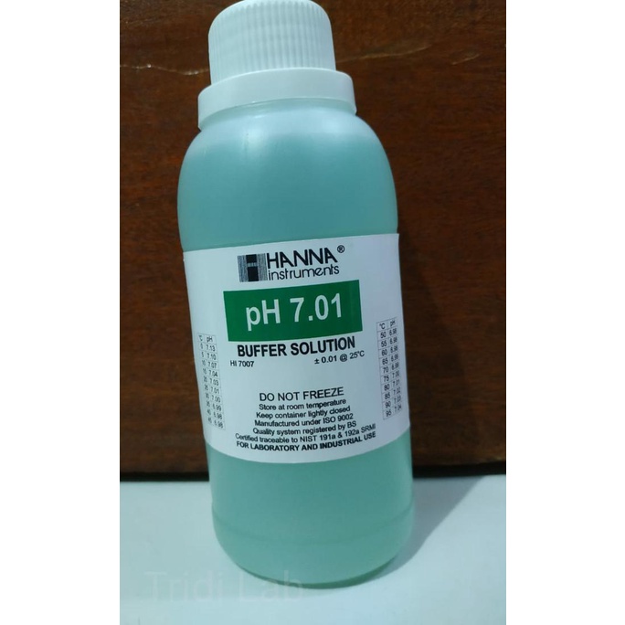 Jual Buffer Solution pH 7 - Hanna HI7007 Kemasan 250 ml | Shopee Indonesia