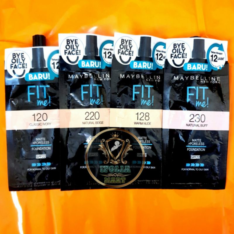 Jual Maybelline Foundation Fit Me Matte Poreless Spf22 Sachet | Shopee ...