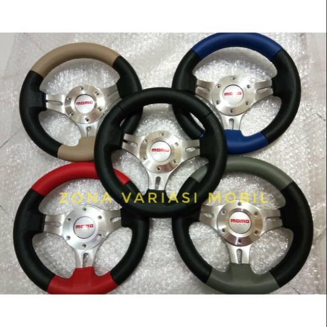 Jual Setir Stir Steer Racing Mobil Momo Universal 10 inch Aneka Warna ...