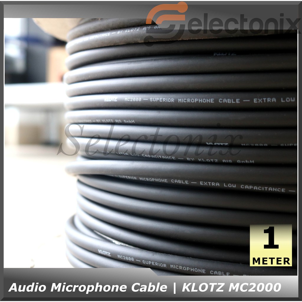 Jual Kabel Mic / Microphone | KLOTZ MC2000 Original [1m] | Shopee Indonesia