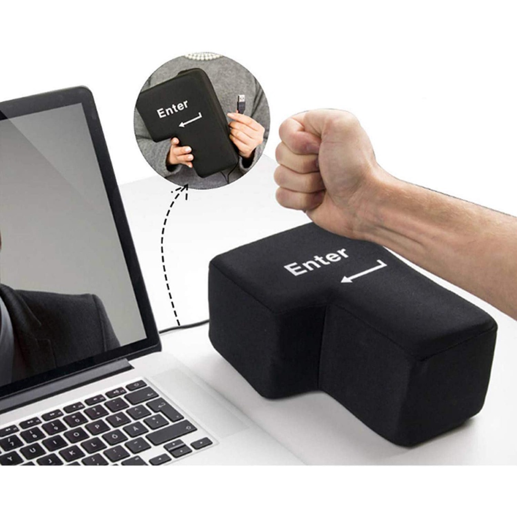 Jual BIG ENTER Oversized Enter Key - Anti Stress Rage Pillow Offices ...