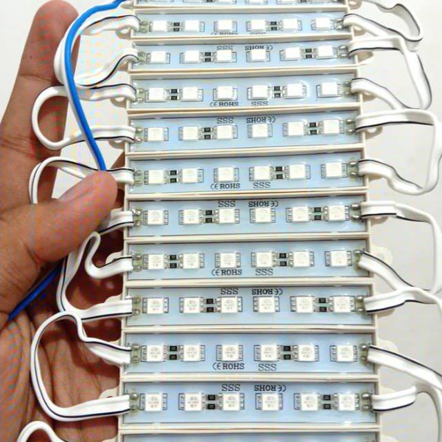 Jual Led modul 6 mata led neon box led huruf Timbul lampu dekorasi dll ...