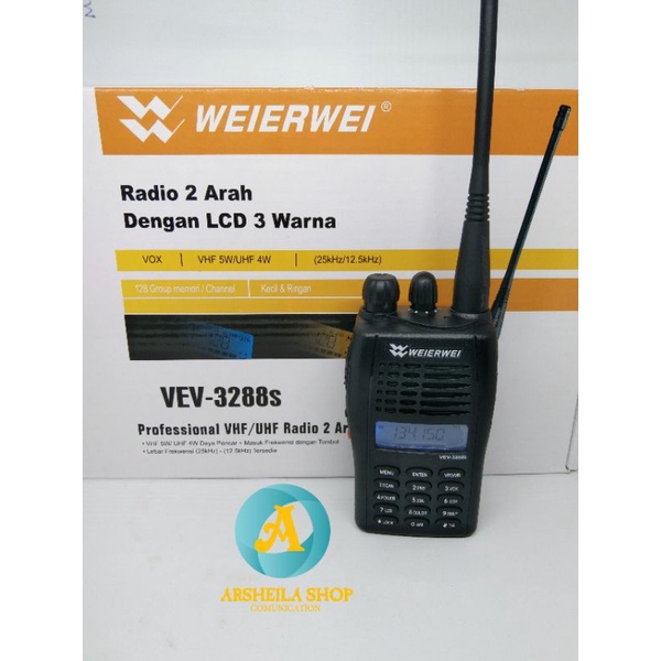 Jual HT weierwei vev 3288s VHF original | Shopee Indonesia