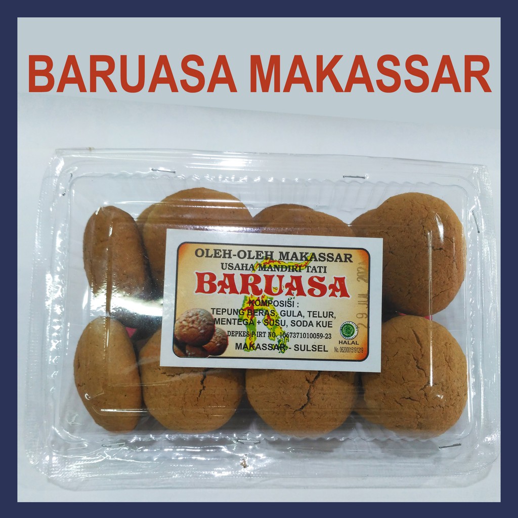 Jual Kue Baruasa Makassar / Baruasa Gula Merah Khas Makassar | Shopee ...