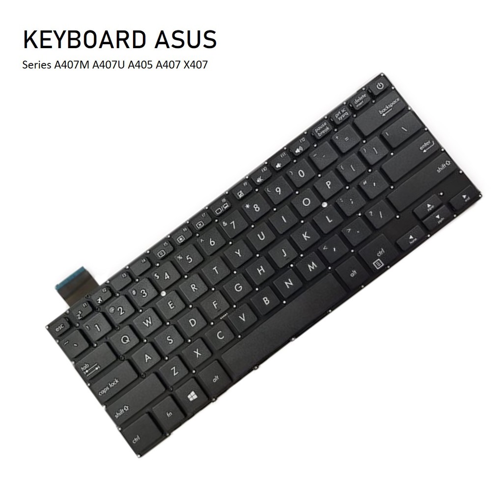 Jual Keyboard Laptop Origianl Asus A407M A407U A405 A407 X407 A407MA ...