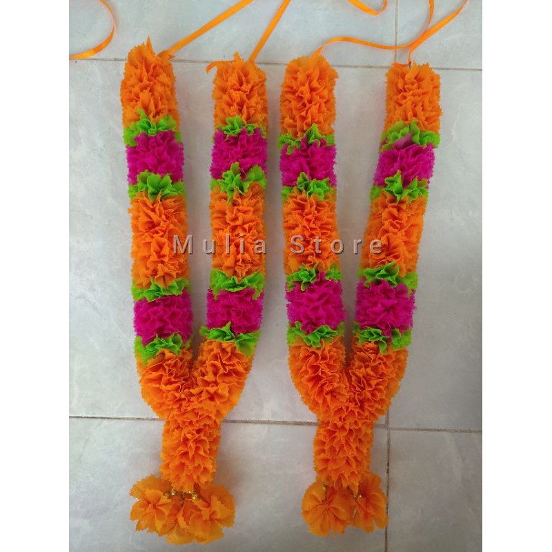 Jual Kalungan bunga kain 70cm | Shopee Indonesia