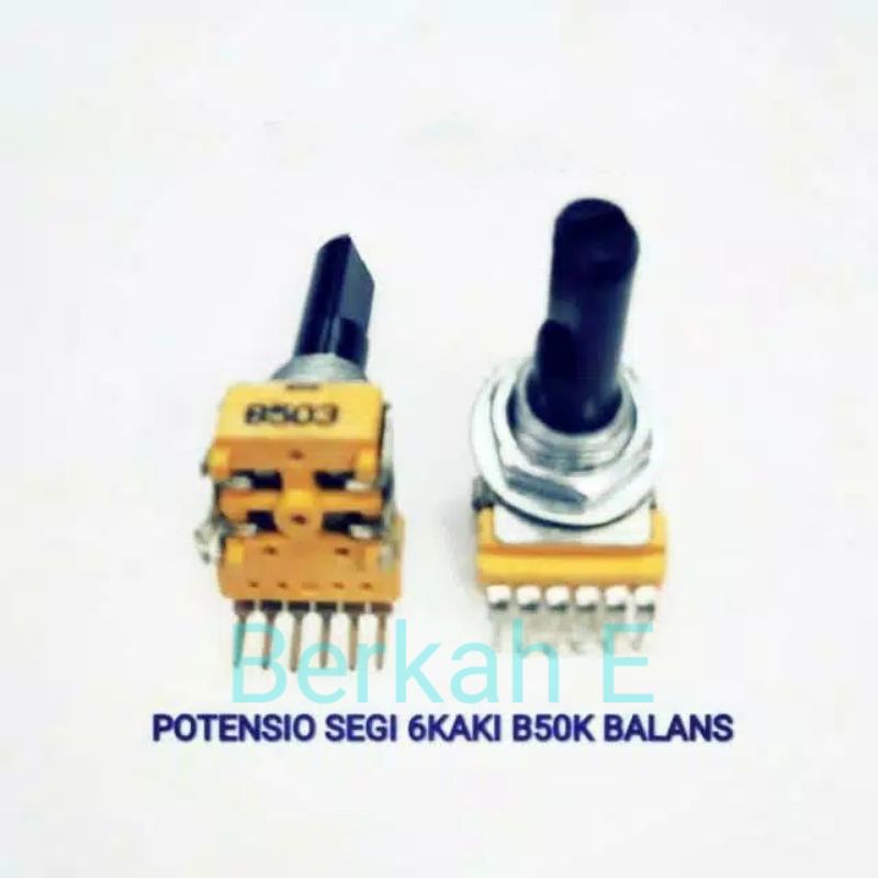Jual Potensio Segi 6Kaki B50K Balans | Shopee Indonesia
