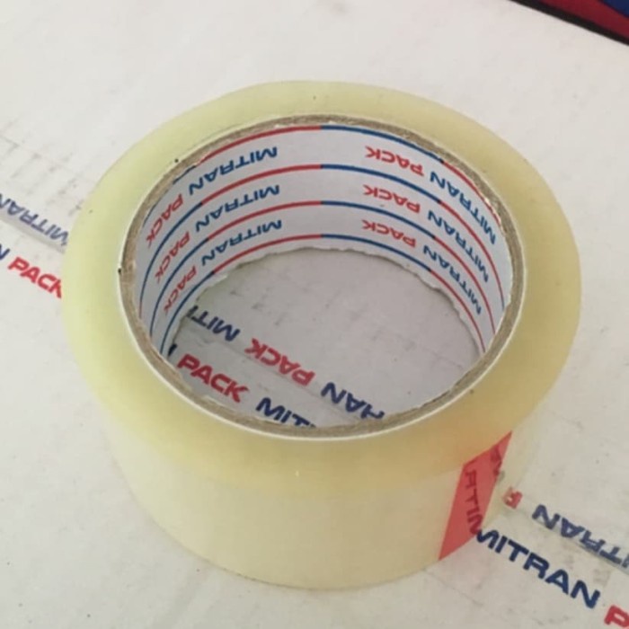 Jual grosir isolasi bening atau lakban bening mitran aurapack 48mmx90 y ...