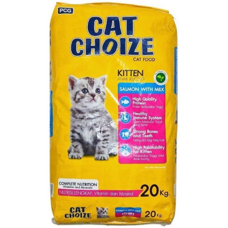 Jual Cat Choize Kitten Salmon Milk 20kg - Makanan Anak Kucing | Shopee ...
