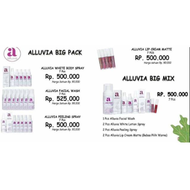 Jual Paket big alluvia | Shopee Indonesia