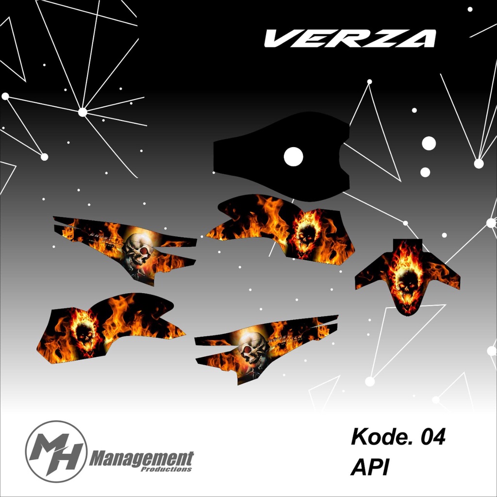 Jual Decal/Sticker Verza Fullbody Desain Bebas Sudah Di Lengkapi Laminasi Bisa Doff/Glossy ...