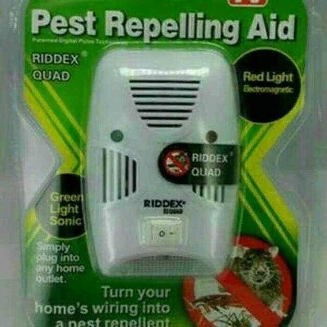 Jual Riddex Quad Pest Control Pengusir Hama Tikus Kecoa Nyamuk di dalam ...