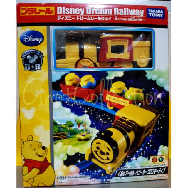 Jual Takara Tomy Winnie The Pooh Honey Cargo Locomotive Disney Dream Railway | Shopee Indonesia