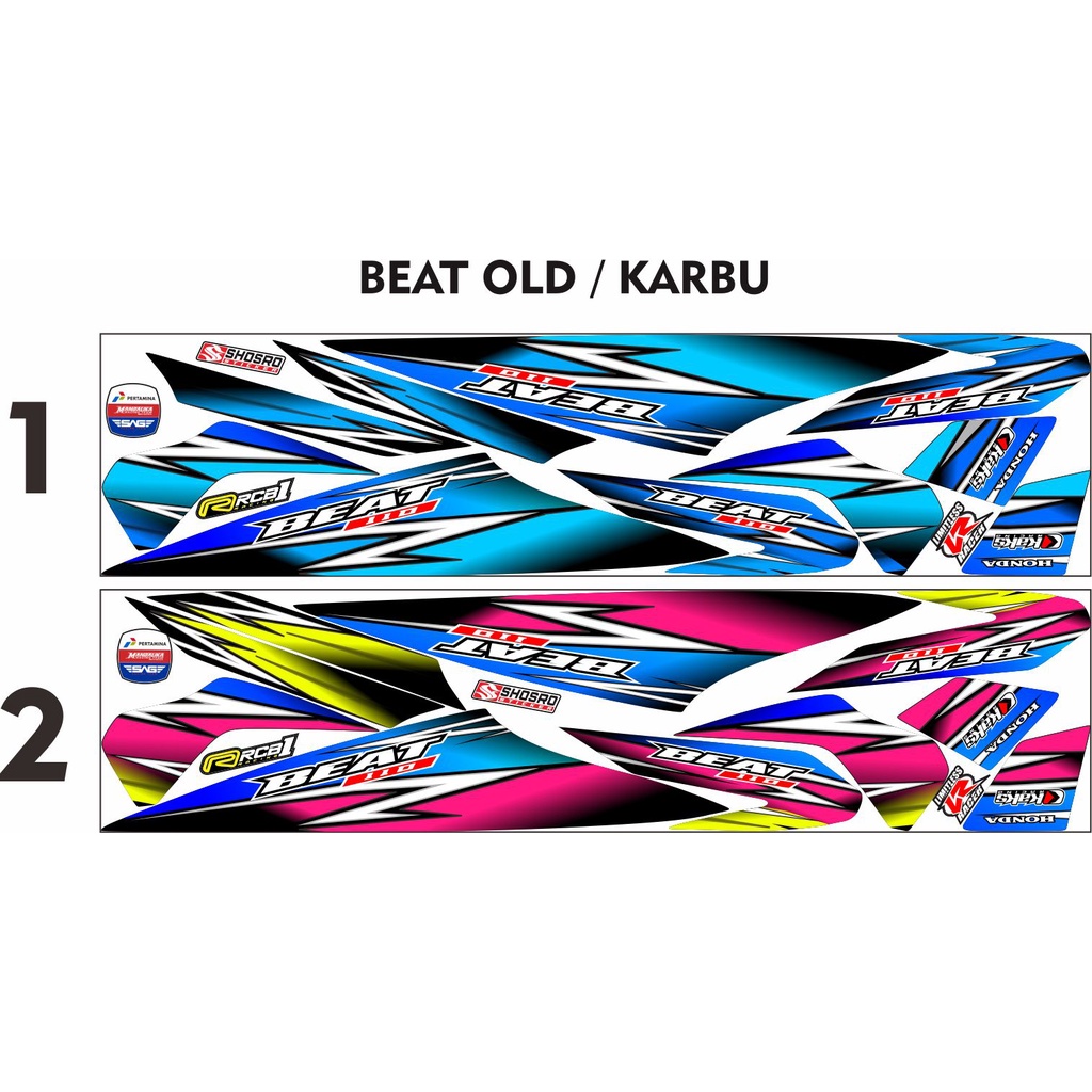 Jual VARIASI COD STRIPING HONDA BEAT LAMA / STRIPING STIKER BEAT OLD ...