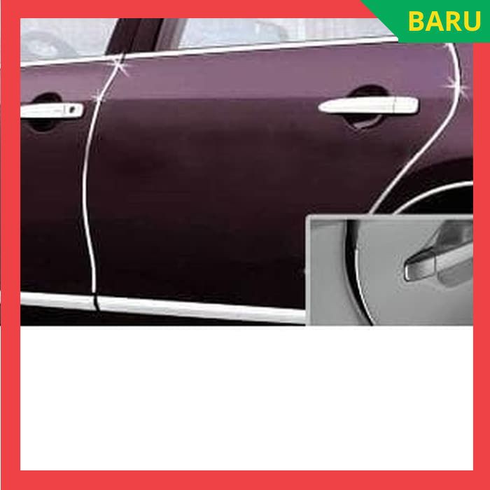 Jual List Chrome Silver List Jendela Pintu Mobil List Moulding 8mm ...