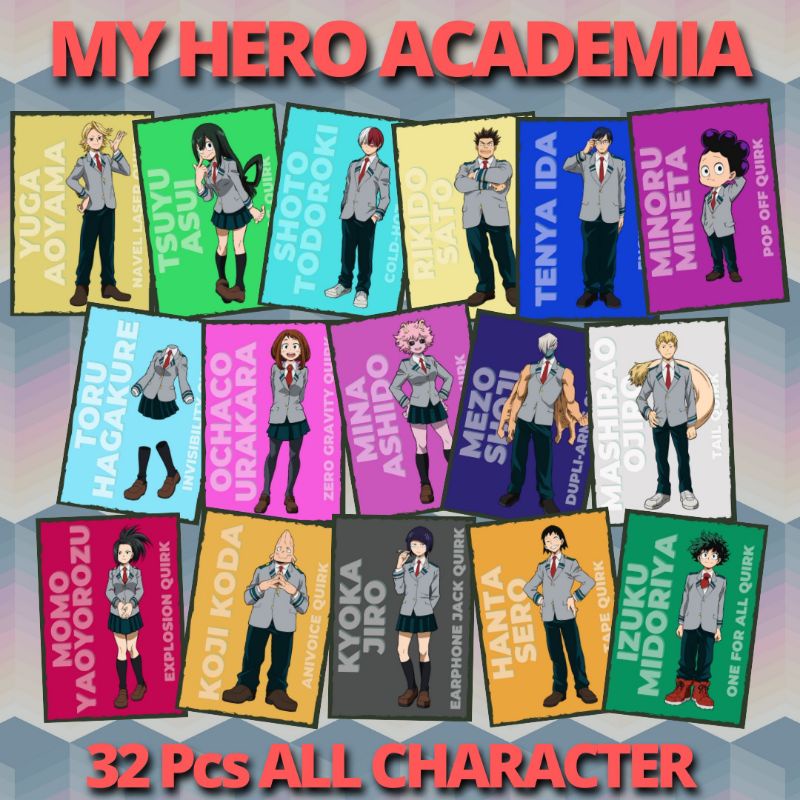 Jual [32 Pcs] POSTER ANIME MY HERO ACADEMIA/BOKU NO HERO ACADEMIA ALL ...