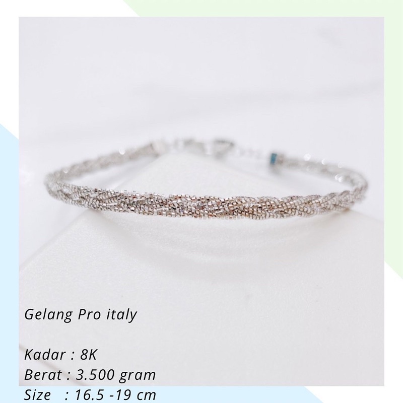 Jual Gelang Emas Pro Italy 3.500 Gr | Shopee Indonesia