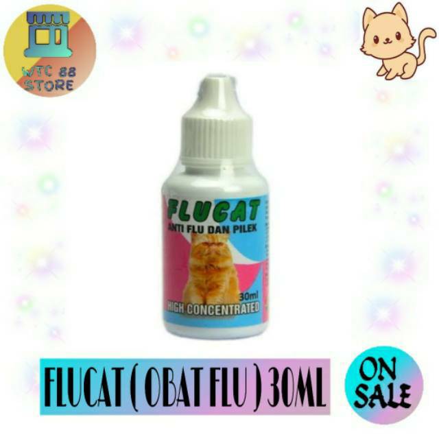 Jual FLUCAT OBAT FLU DAN PILEK KUCING 30 ML | Shopee Indonesia