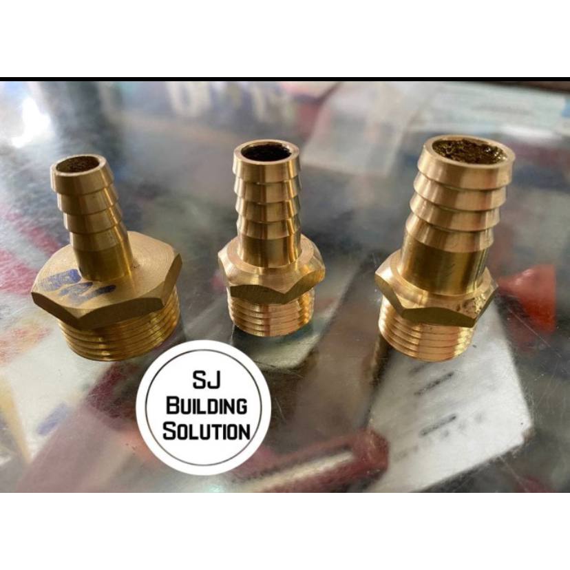 Jual Nepel Selang 1/2" 5/8" Inch Drat Luar 1/2" Inch kuningan / Nepel ...