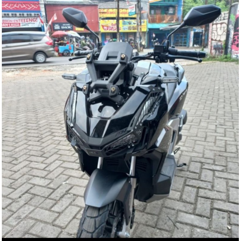 Jual Frond lamp guard ADV 160 Pelindung lampu Depan ADV 160 | Shopee ...