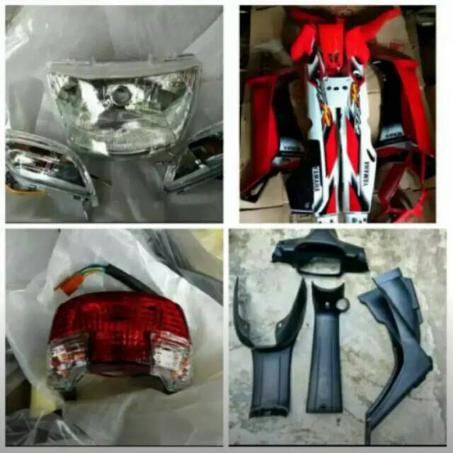 Jual PROMO!! Full set body fiz r atau vega lama merah hitam | Shopee ...