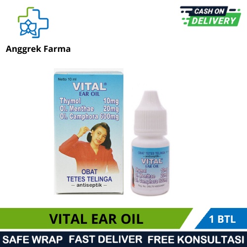 Jual VITAL EAR OIL/OBAT TETES TELINGA/ANTISEPTIK TELINGA | Shopee Indonesia