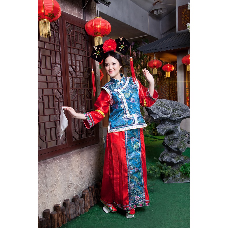 Jual kostum adat tradisional china set lengkap untuk gege chinese ...