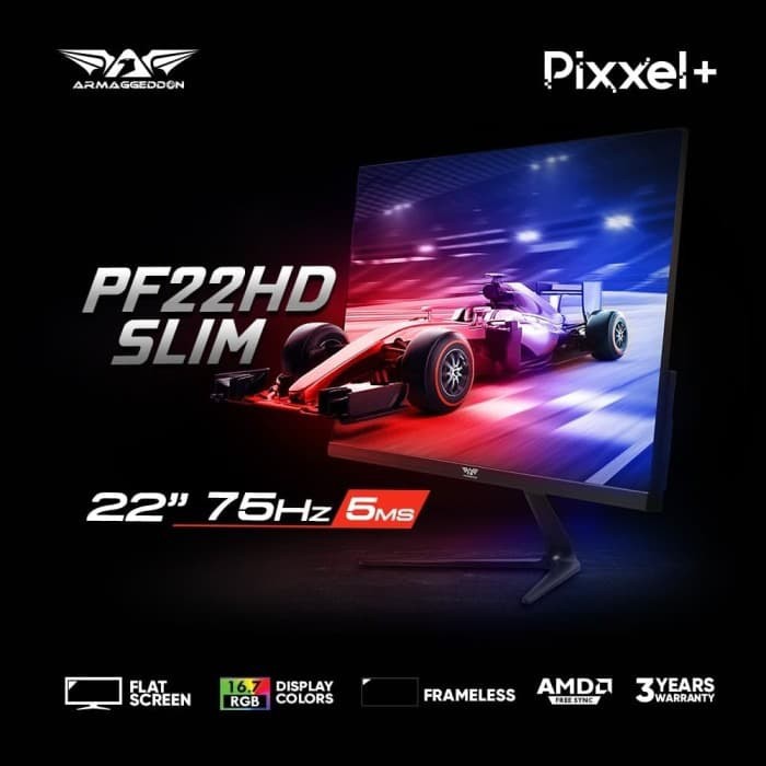 Jual Led 22inch wide FULLHD Armageddon Pixel+ PF22HD Gaming Monitor ...