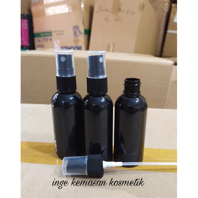Jual BOTOL SPRAY 60 ML HITAM TUTUP HITAM | Shopee Indonesia