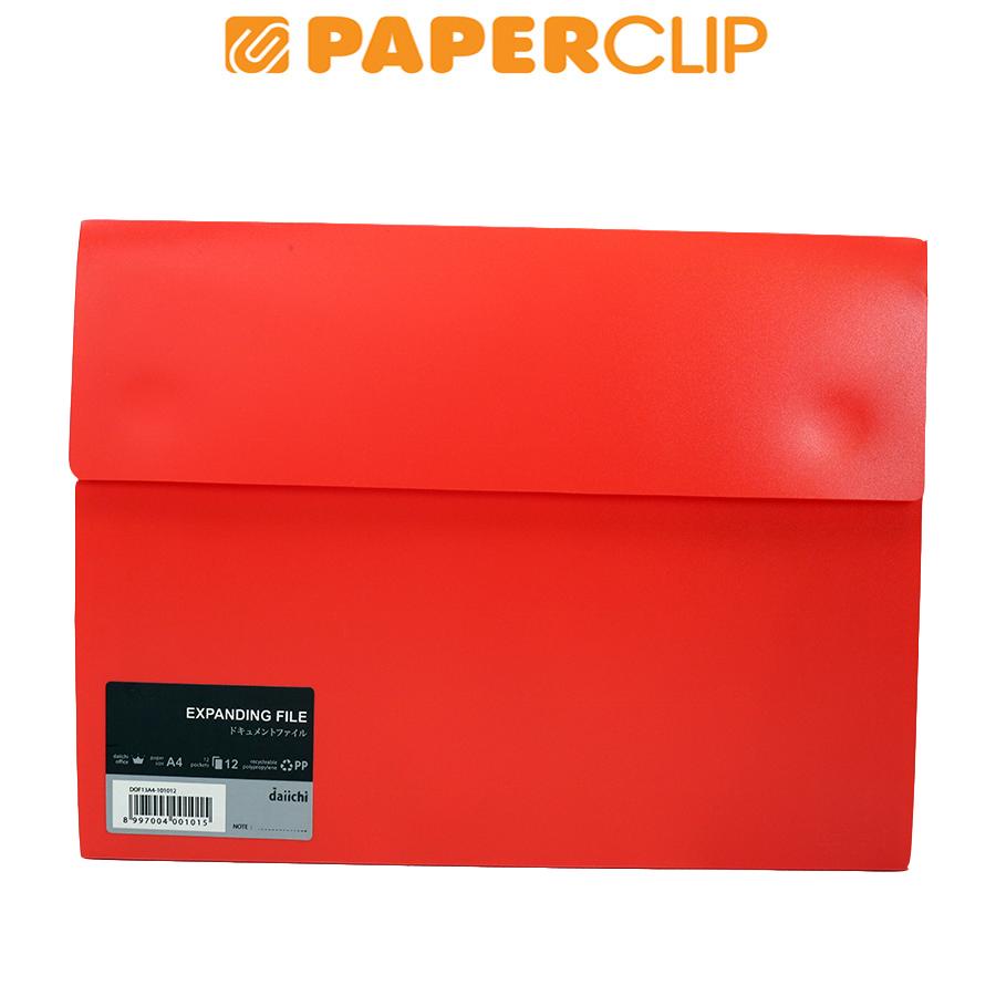 Jual EXPANDING FILE DAIICHI DOF13A4101012 A4 RED | Shopee Indonesia
