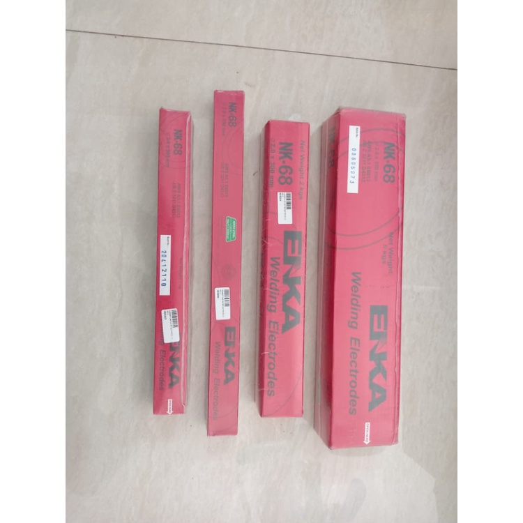 Jual KAWAT LAS LISTRIK WELDING ELECTRODES ELEKTRODA ENKA NK 68 NK68 2.0 MM 2kg | Shopee Indonesia
