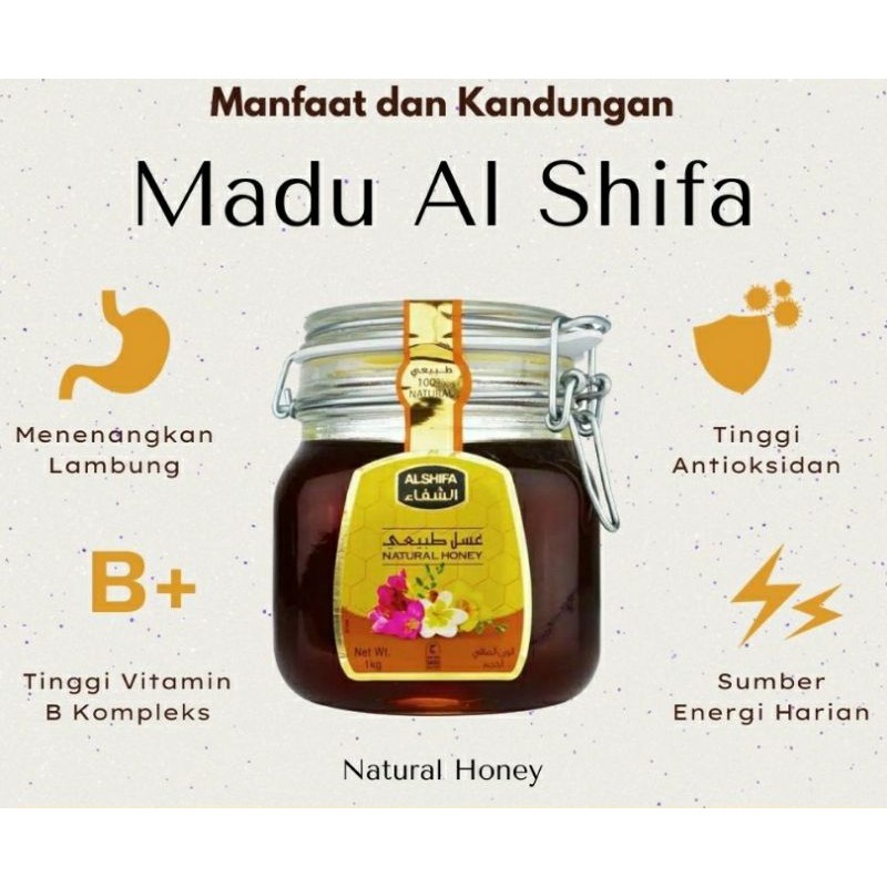 Jual MADU SAUDI ARABIA AL SHIFA 1KG | Shopee Indonesia