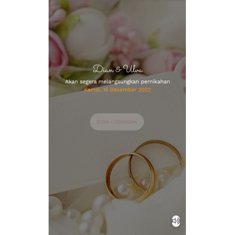 Jual Undangan Nikah Digital Premium | Demo 1 | Shopee Indonesia