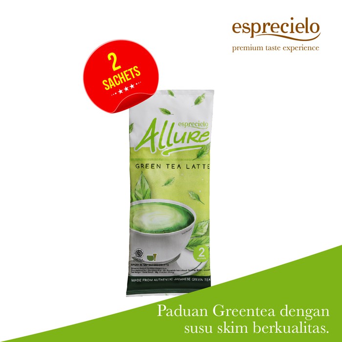 Jual Esprecielo Allure Green Tea Latte DBag 2 Sachet berat 24 gram ...