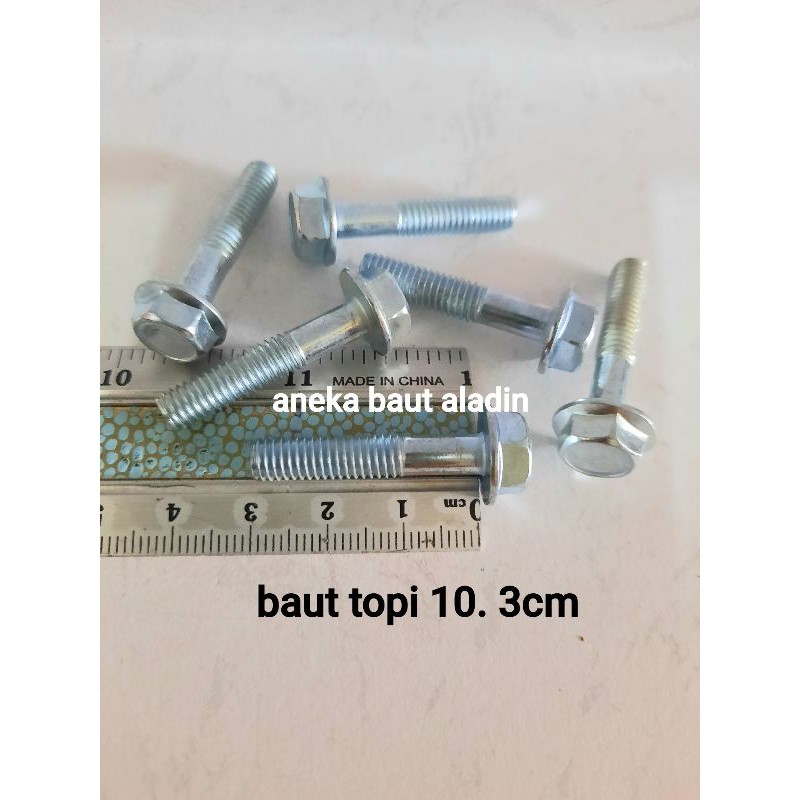Jual baut topi 10. 3cm isi 5biji | Shopee Indonesia