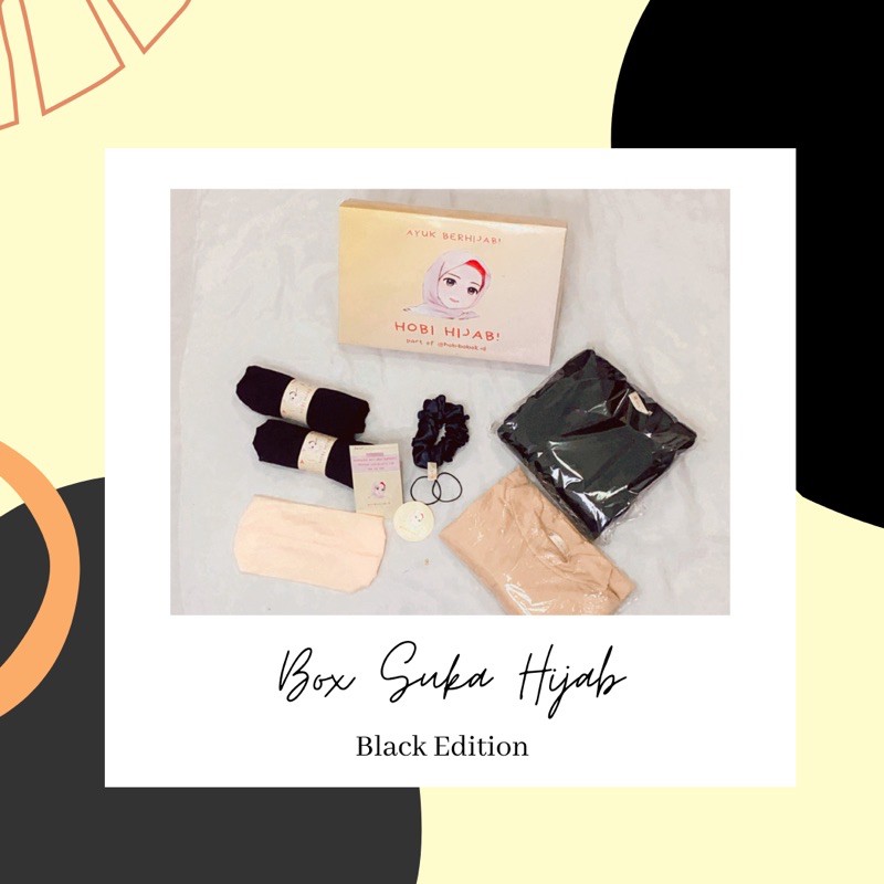 Jual Box Suka Hijab ( black edition ) | Shopee Indonesia