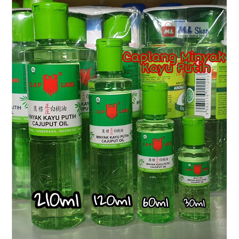 Jual Minyak Kayu Putih Cap Lang Caplang 210ml 120ml 60ml 30ml | Shopee Indonesia