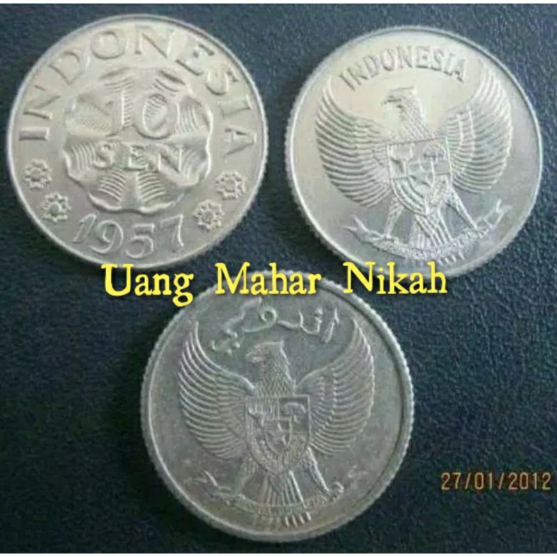 Jual Uang Kuno Koin 10 Sen Tahun 1951 1954 1957 | Shopee Indonesia