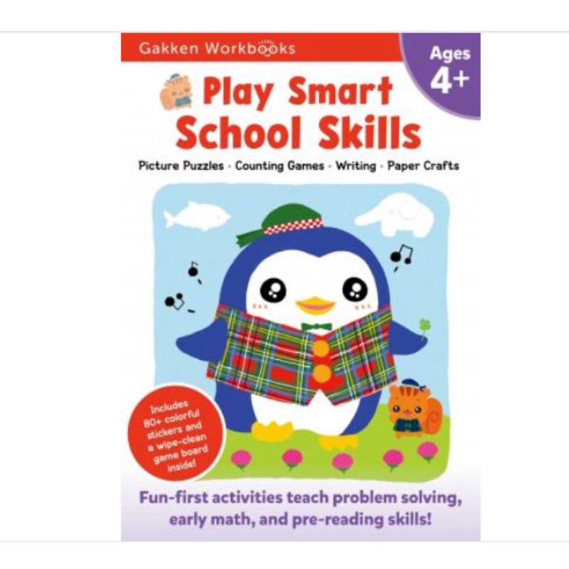 Jual Play Smart School Skills Age 4+ : Play Smart School Skills Age 4+: Pre-K Activity Workbook ...