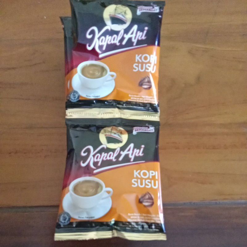 Jual kopi kapal api kopi susu renceng 31g 10 sachet | Shopee Indonesia