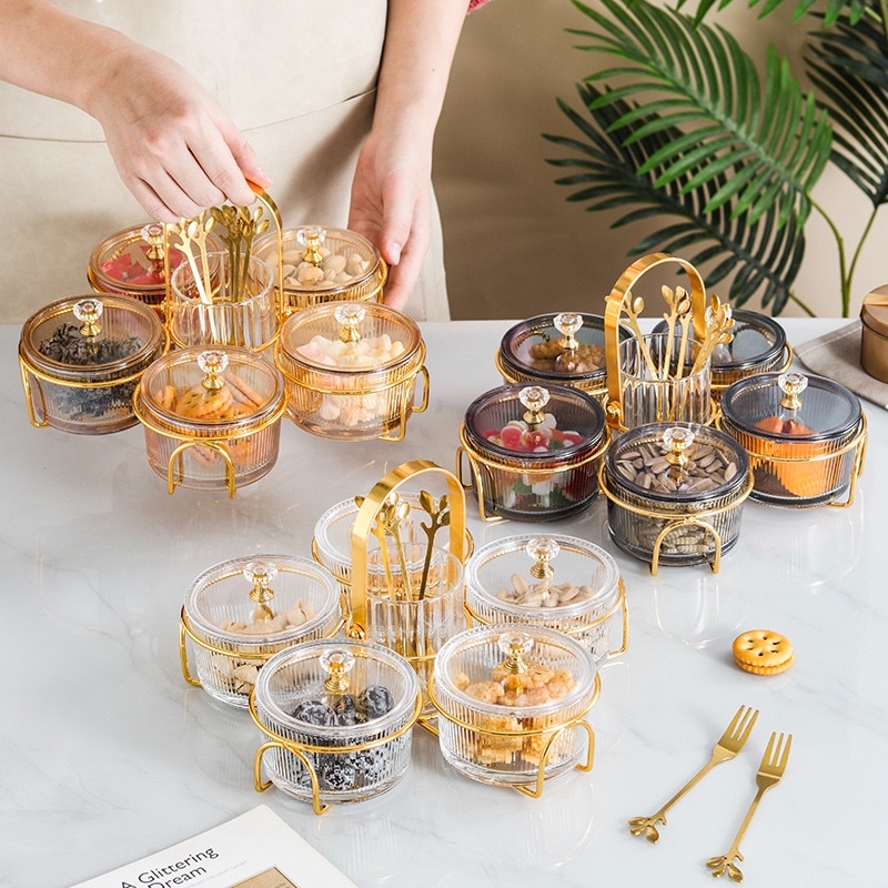 Jual TEMPAT SNACK SET / TEMPAT CEMILAN ISI 5 + TEMPAT GARPU + 5 GARPU ...