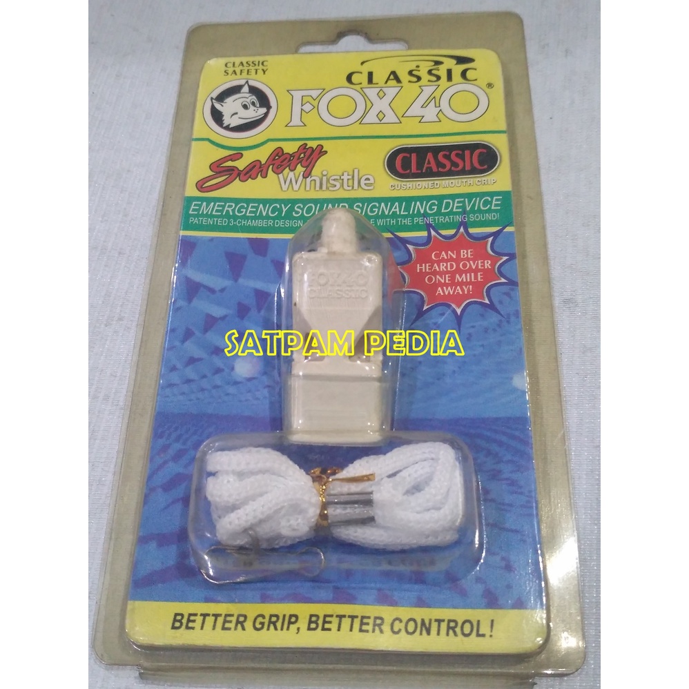 Jual Peluit FOX 40 Classic - Peluit Wasit - Official Referee Whistle ...