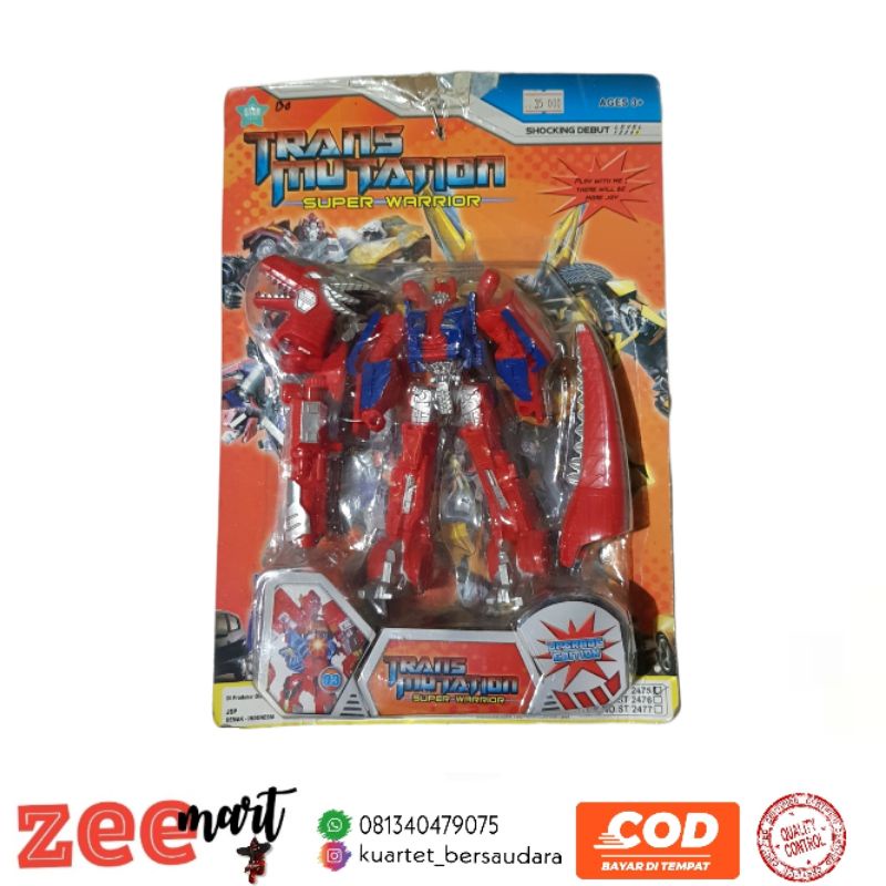 Jual Mainan Anak Robot Transformer Transmutation | Shopee Indonesia