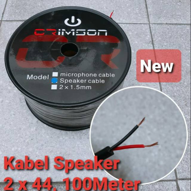 Jual Kabel Speaker 2 x 44 CRIMSON KABEL Tasker | Shopee Indonesia