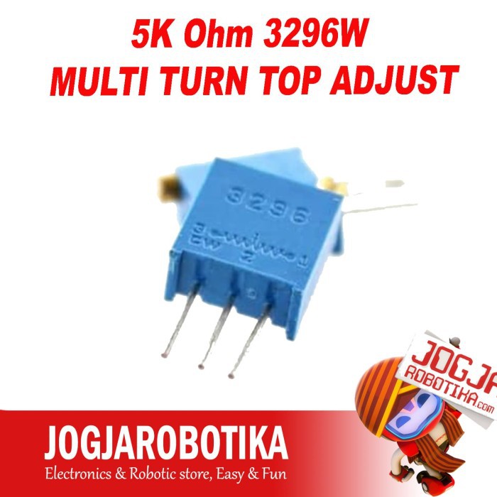 Jual 5K Ohm 3296W MULTI TURN TOP ADJUST | Shopee Indonesia