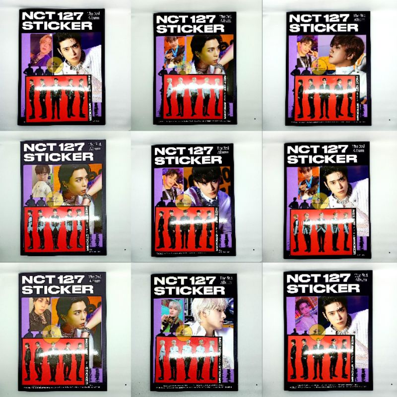 Jual NCT 127 - STICKER VER. ALBUM UN SEALED MEMBER SET + POSTER ...