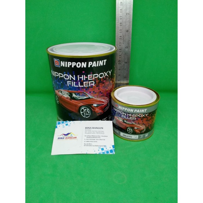 Jual Nippon HI-EPOXY FILLER Cat Dasar 2 Komponen Abu-Abu | Shopee Indonesia